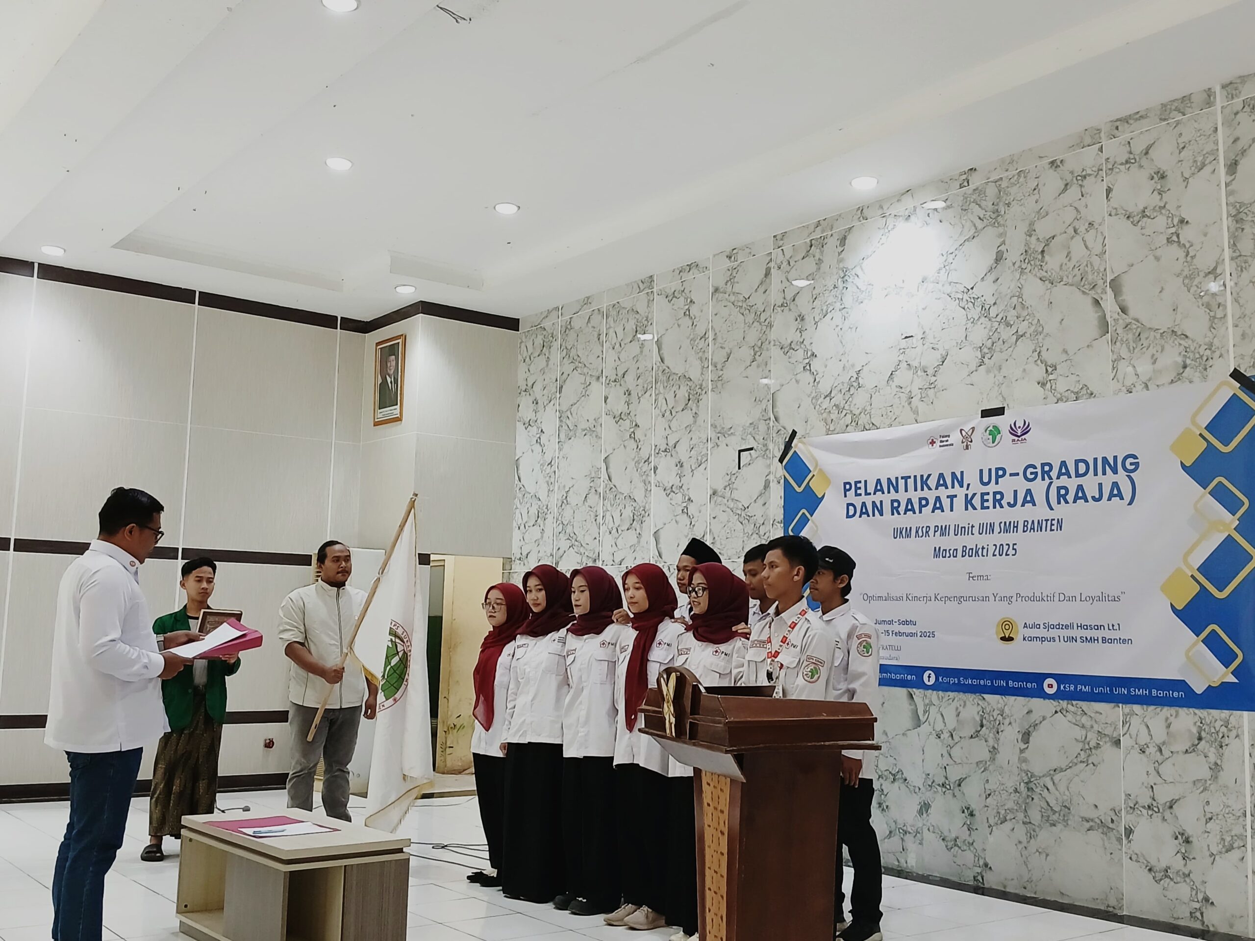PMI KOTA SERANG MELANTIK KSR PMI UNIT UIN SMH BANTEN PERIODE 2025 ...